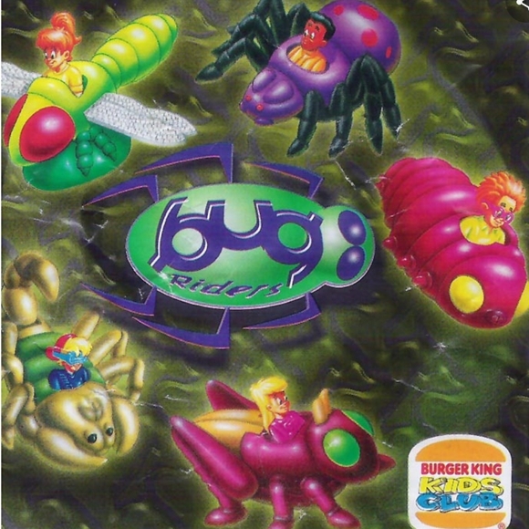 Hasbro | Toys | Complete Set 998 Bug Riders Burger King Kids Meal Toys ...